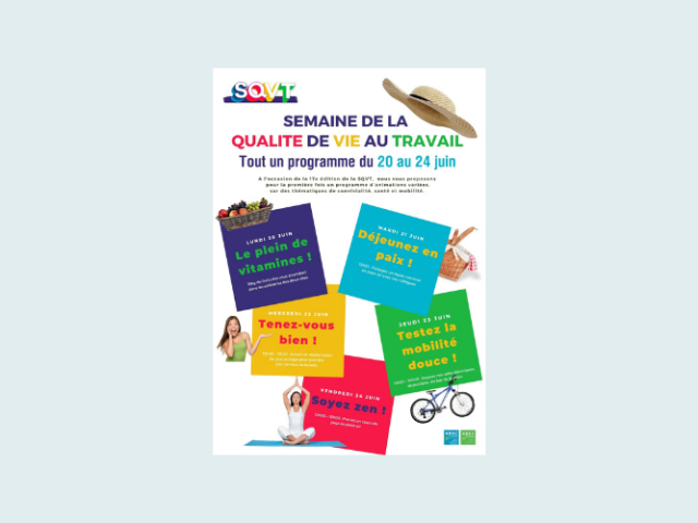 Semaine de la Qualité de Vie au Travail - Arac Occitanie